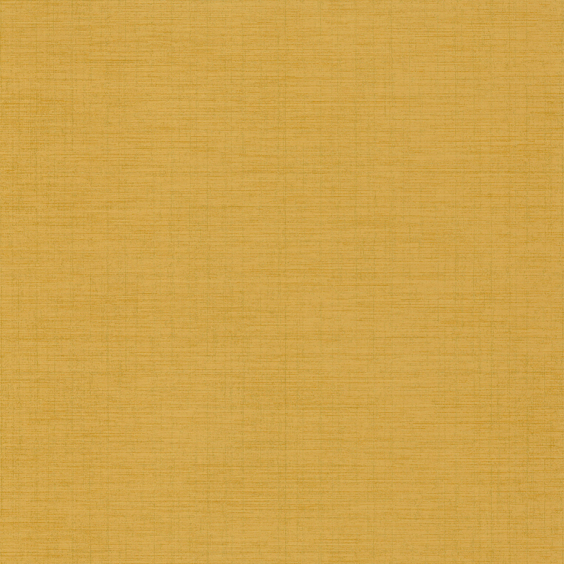 Plain Luxury Fabric Effect Yellow Ochre Wallpaper | Casadeco Five Oclock