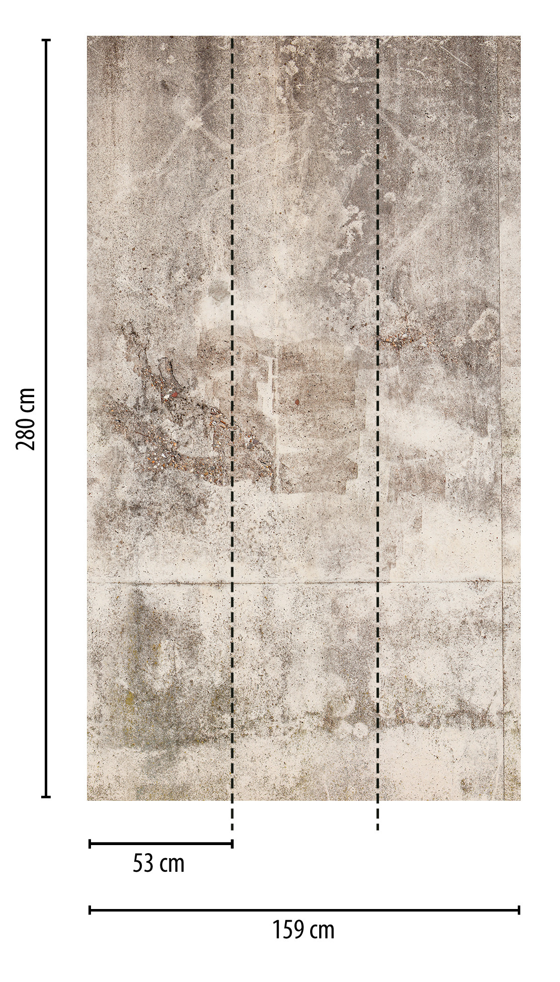 Acid Block Wall Effect Beige Cream Wallpaper Wall Panel | Living Walls