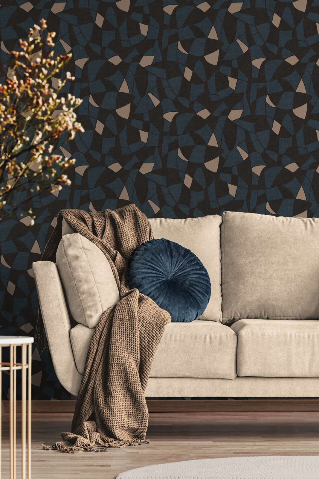 Modern Abstract Black Non Woven Wallpaper | AS Creation