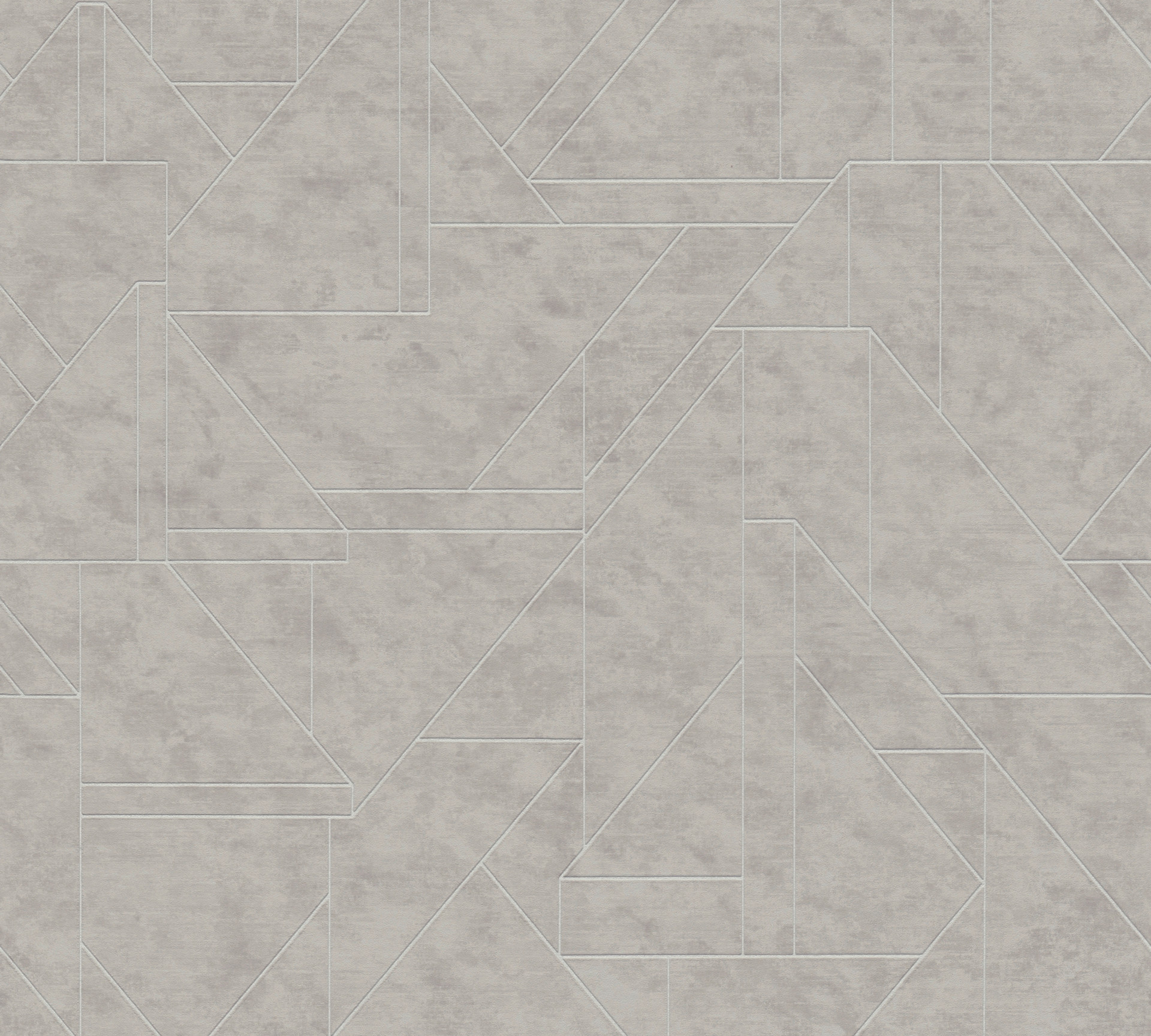Geometric Maze Effect Cream Wallpaper | AS Creation Geo Maze