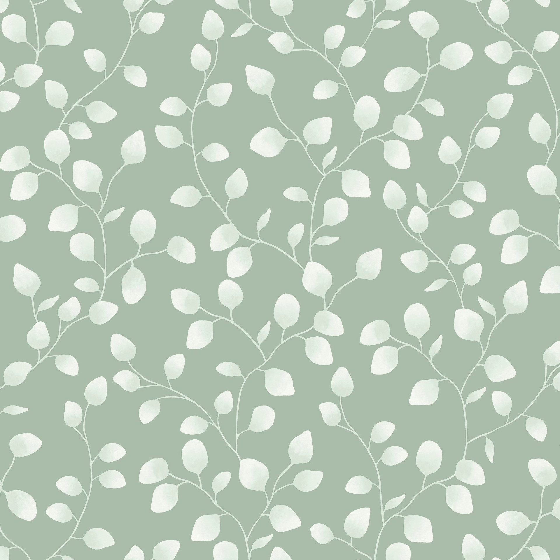 Eucalyptus Leaves Grey Green Wallpaper | Caselio Melbourne