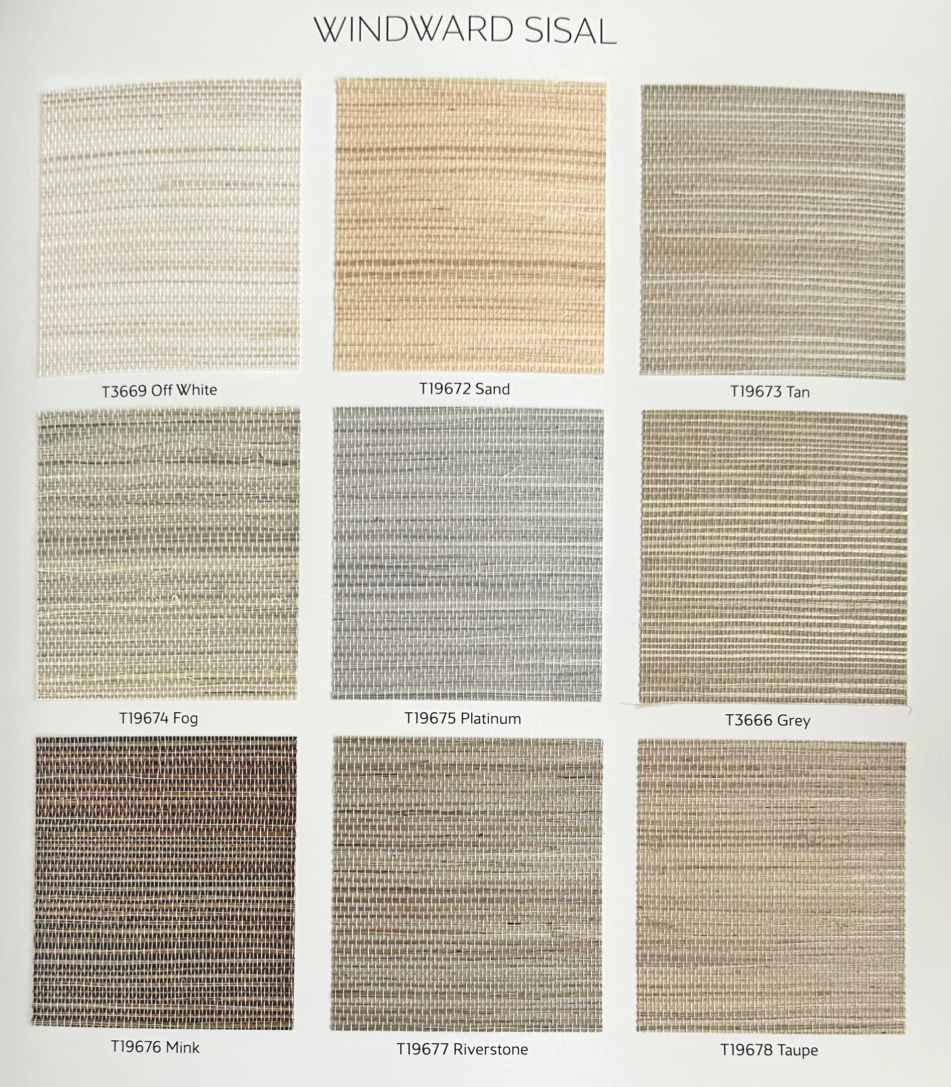 Textured Fine Weave Sisal Grasscloth Neutral Beige Wallpaper | Thibaut ...