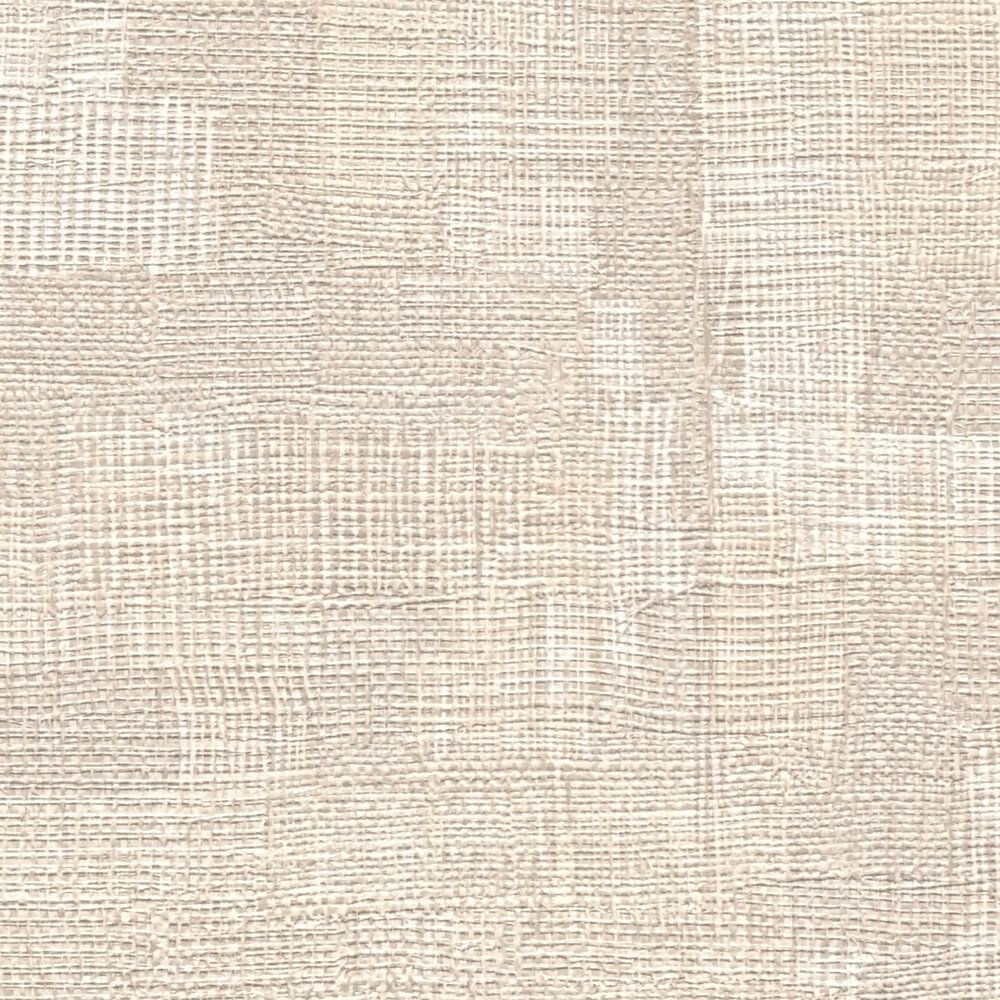 Highly Textured Fabric Effect Neutral Beige Wallpaper | Living Walls ...