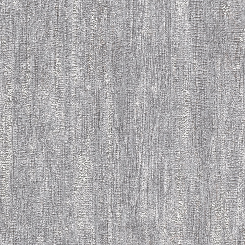 Lightly Textured Wood Effect Metallic Grey Wallpaper | AS Creation Balsa