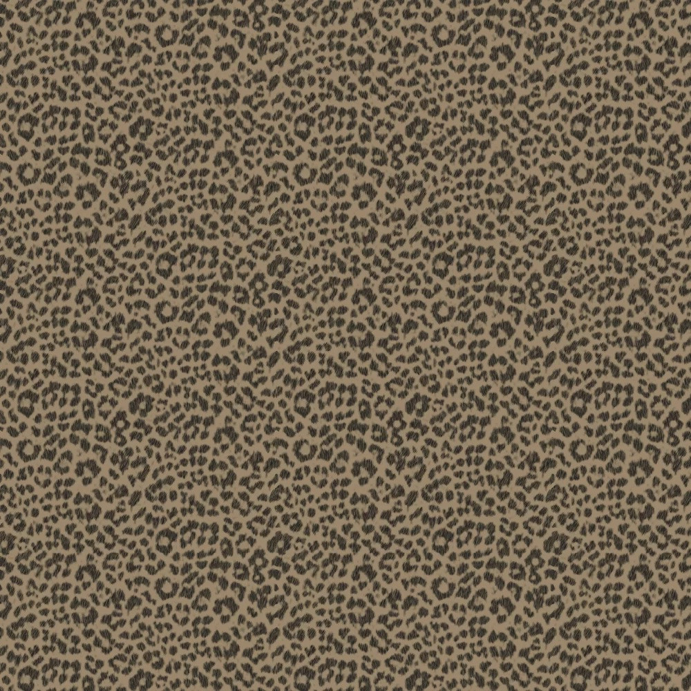 Majestic Leopard Print Brown Tan Wallpaper | Timothy Wilman Home Chesterton