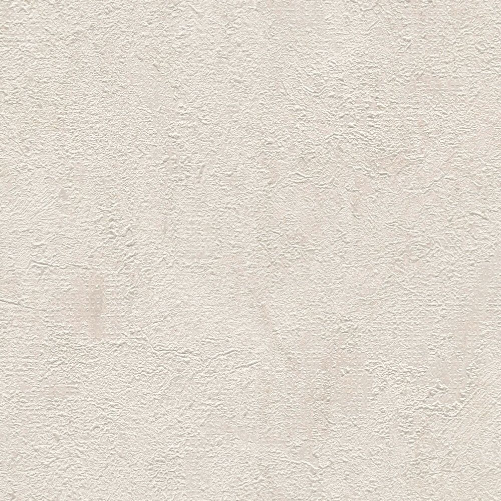 Textured Rendered Concrete Effect Light Beige Wallpaper | Living Walls ...