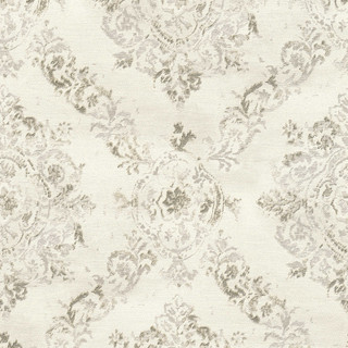 Rustic Effect Damask Cream Gold Wallpaper | AS Creation Rustic Damask