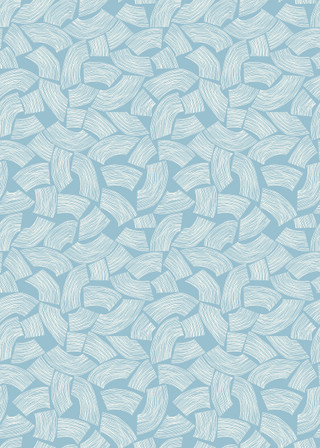 Small Scale Geometric Linear Pattern Hand Drawn Effect Sky Blue ...
