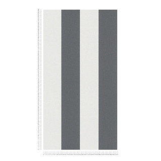 Large Striped Dark Grey Wallpaper | AS Creation Block Stripe