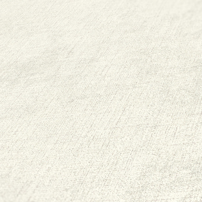 Textured Faux Linen Effect Cream Non Woven Wallpaper | AS Creation ...