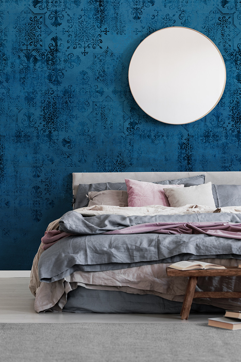 Striking Moroccan Green Wallpaper Mural | Origin Morocco Haze