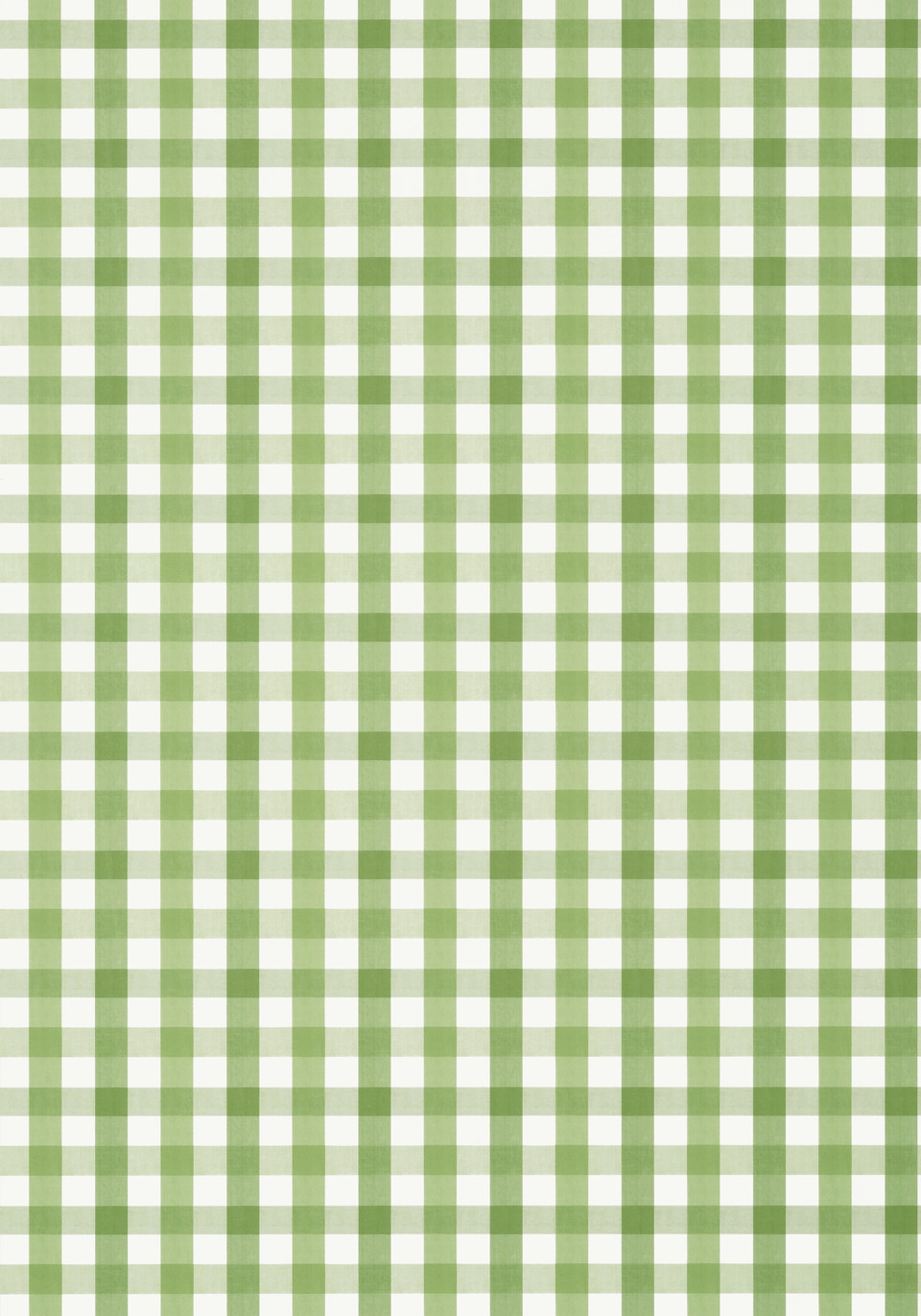 Hamptons Style Checkered Plaid Green Wallpaper | Anna French Saybrook Check