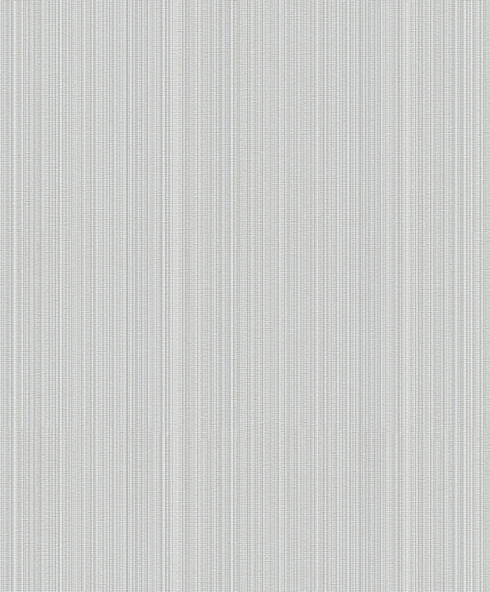 Striped Textured Silver Blue Wallpaper | Galerie Vertical Stripe