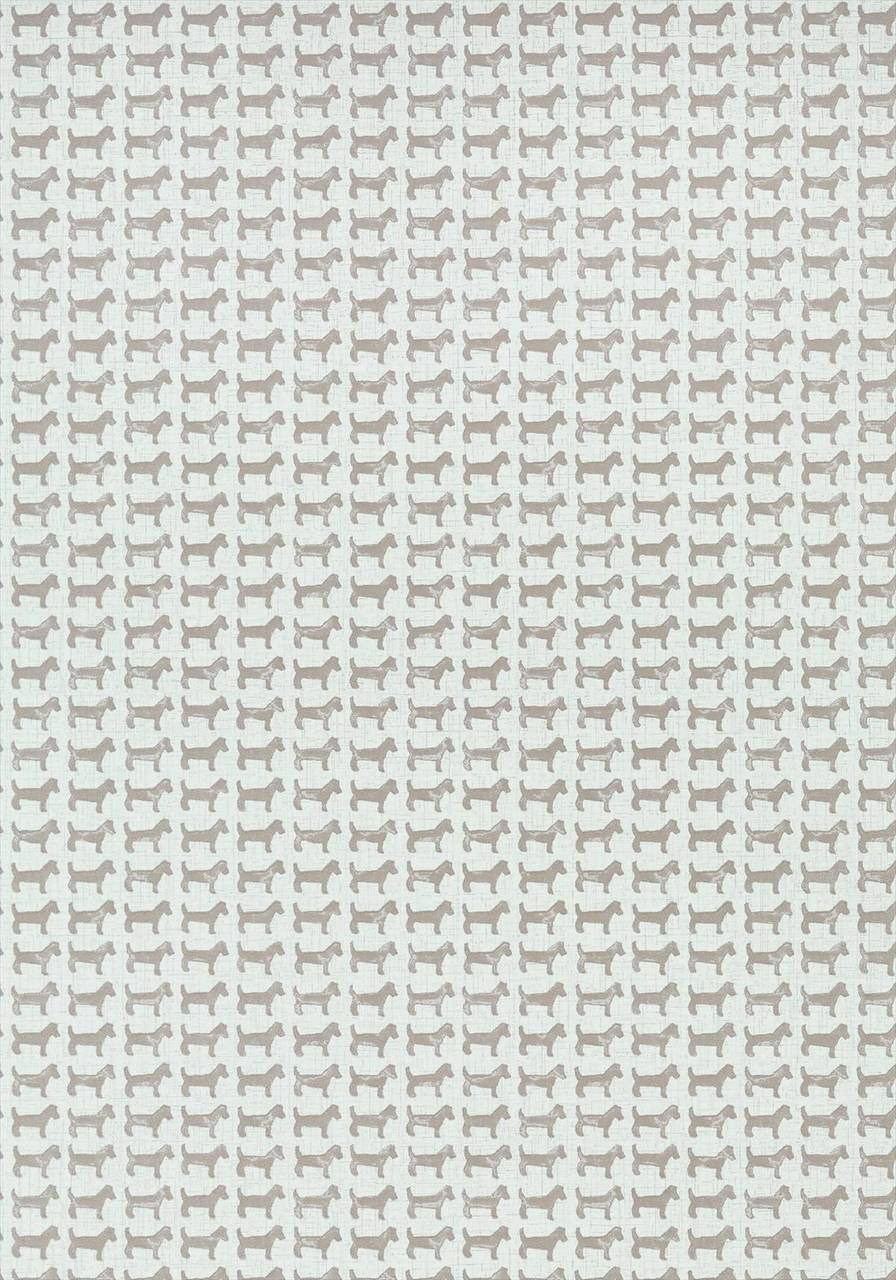 Small Dogs Aqua Wallpaper | Anna French Baxter