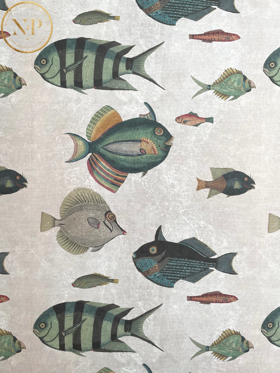 Fish Grey Wallpaper | Mind The Gap Poissons