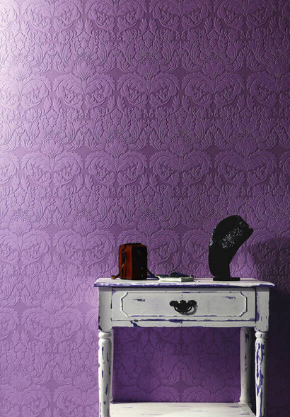 Embossed Vintage Damask Non Woven Wallpaper | AS Creation 934821 Paintable