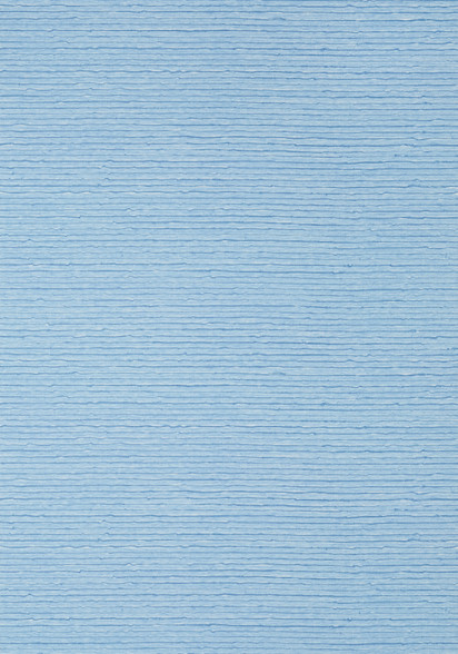 Plain Textured Sky Blue Vinyl Wallpaper | Anna French Ramie Weave