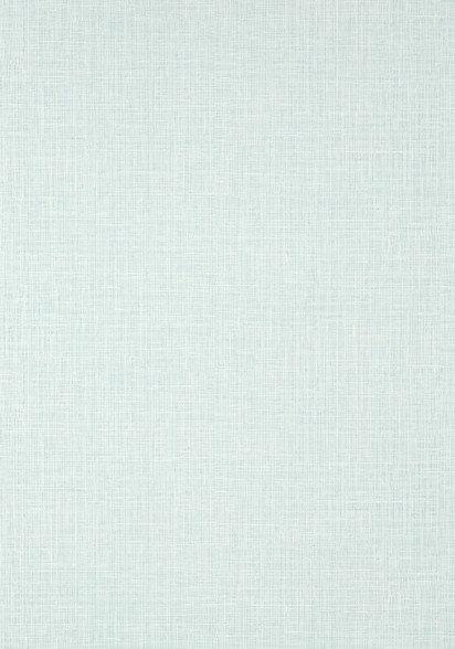 Textured Vinyl Linen Effect Spa Blue Wallpaper | Thibaut Fine Harvest