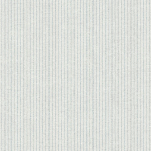 Thinly Striped Turquoise Blue Non Woven Wallpaper | AS Creation