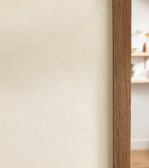 Stone Wash Plain Textured Ecru Ivory Vinyl Wallpaper | Caselio Uni Mat