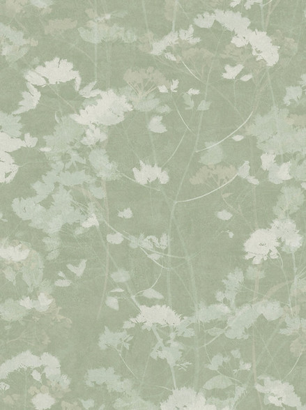 Delicate Sprays Of Flowers Light Green Wallpaper | Graham and Brown ...