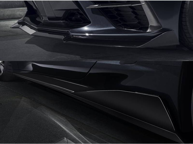 Chevrolet Carbon Fiber Ground Effects Kit, Carbon Flash Black Metallic