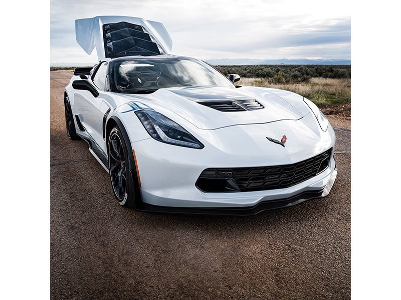 GLASSSKINZ C7 BAKKDRAFT Rear Window Louver/Valance