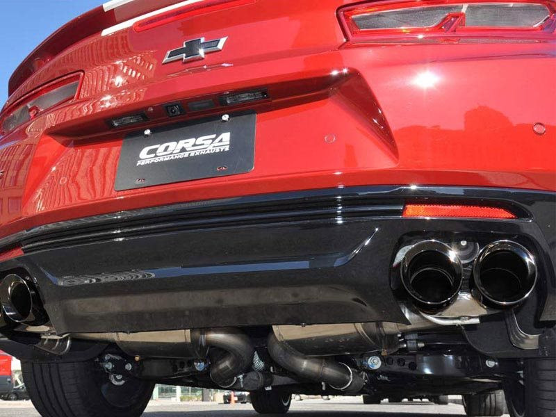 Corsa XTREME Axle-Back Exhaust w/ Quad Tips in Black