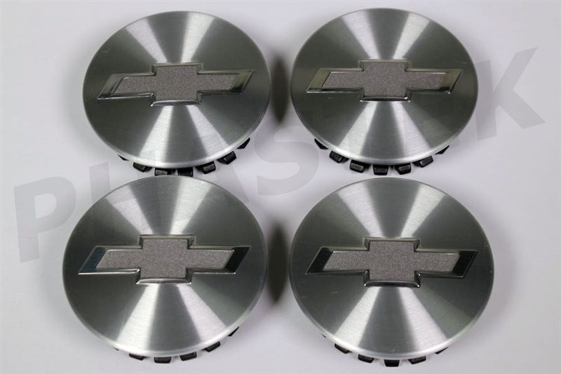 Chevrolet Satin Black Wheel Center Caps w/Bowtie Logo, Set of 4 :: 2016 ...