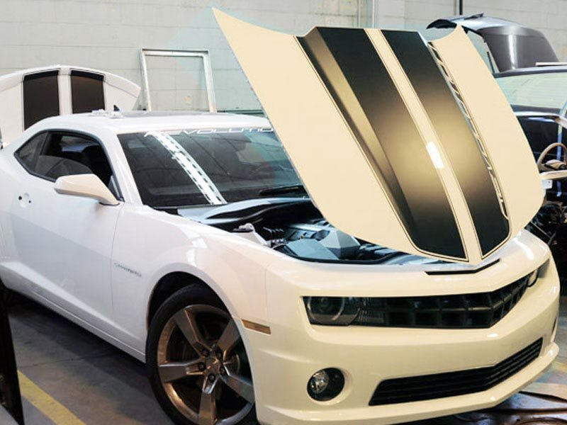 2010 2011 2012 2013 2014 2015 Camaro Reverse Tilt Hood Kit by HALO