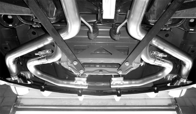 Solo-Performance Axle-Back Exhaust w/J-Pipes