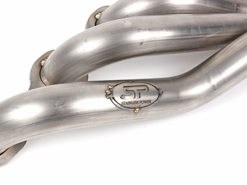 Stainless Power 1 7/8" Long Tube Headers w/ 3" Catted pipes