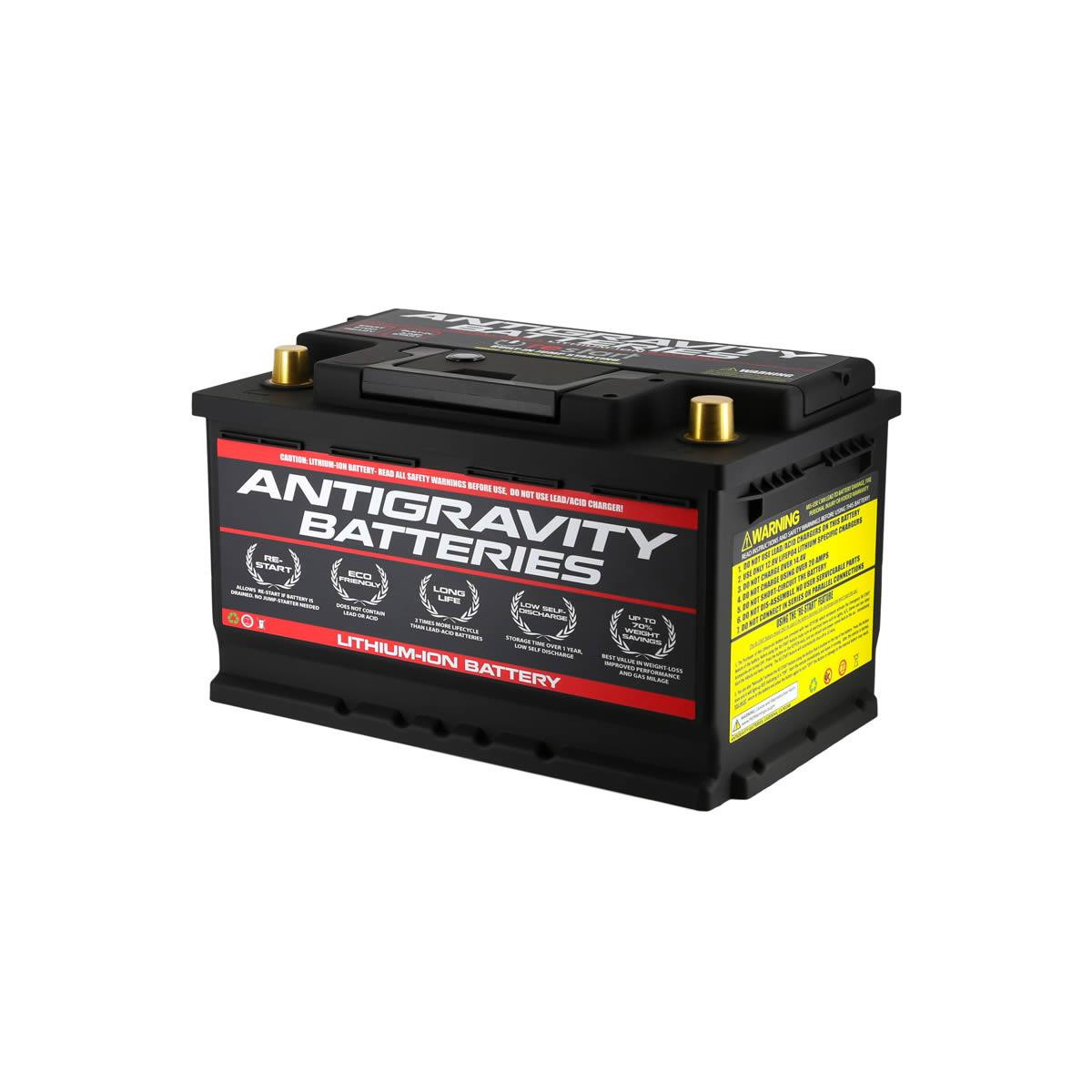 Antigravity H6/Group 48 Lithium Car Battery w/Re-Start, 40Ah
