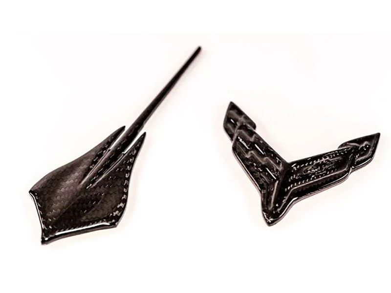 AGM Carbon Fiber Front & Rear Emblems