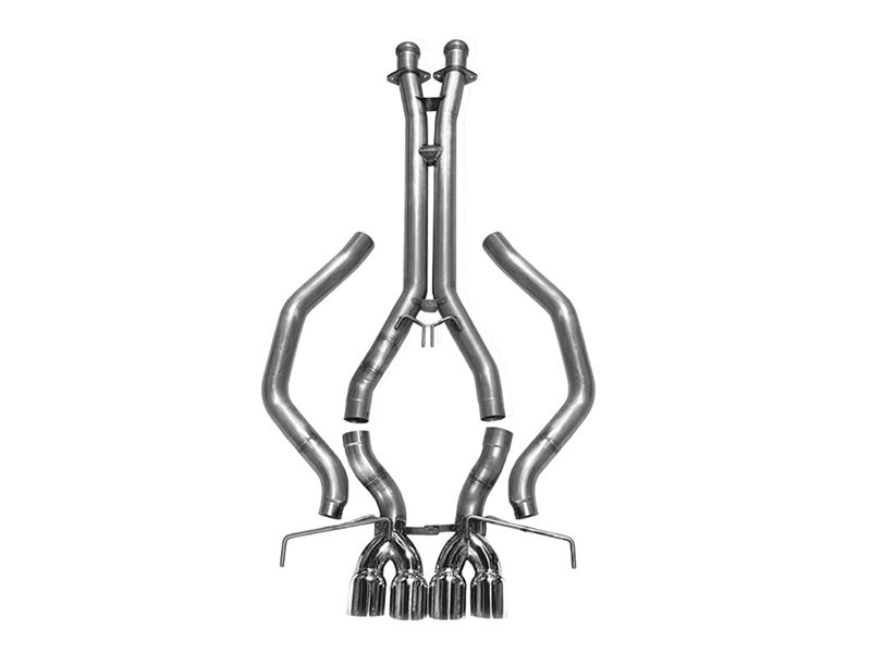 MRT QuadFlow Cat-Back 91S121, Quad 4 Inch Polished Tips