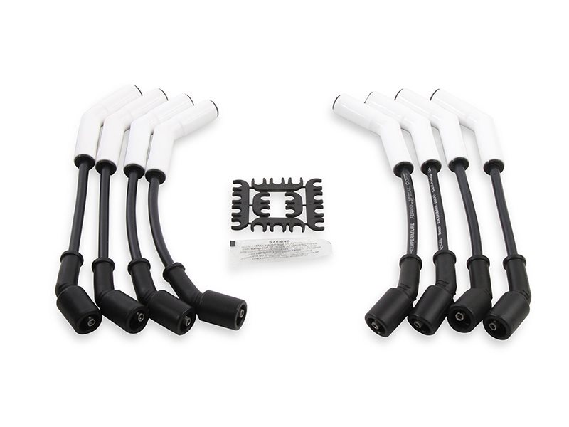 ACCEL Extreme 9000 Ceramic Boot Spark Plug Wire Set, White