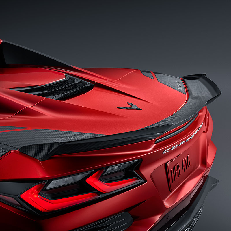 Chevrolet C8 Z06 Spoiler, Carbon Fiber