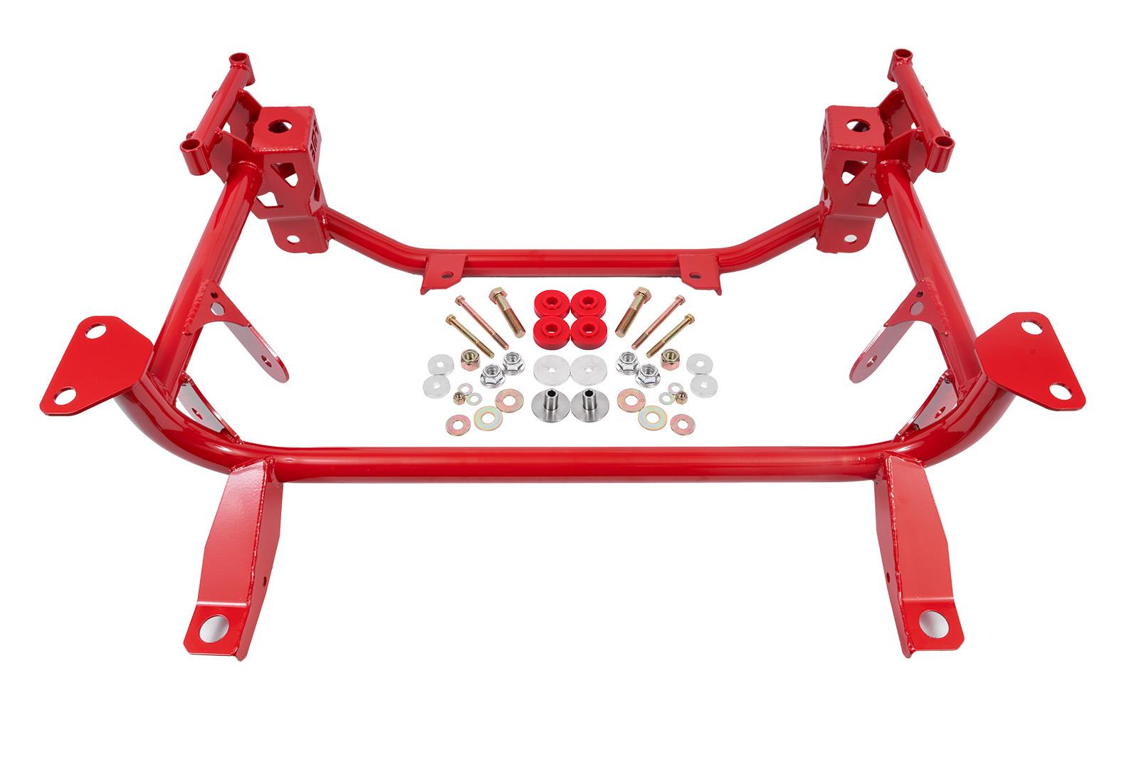 BMR Lightweight K-Member Chassis Brace, Red