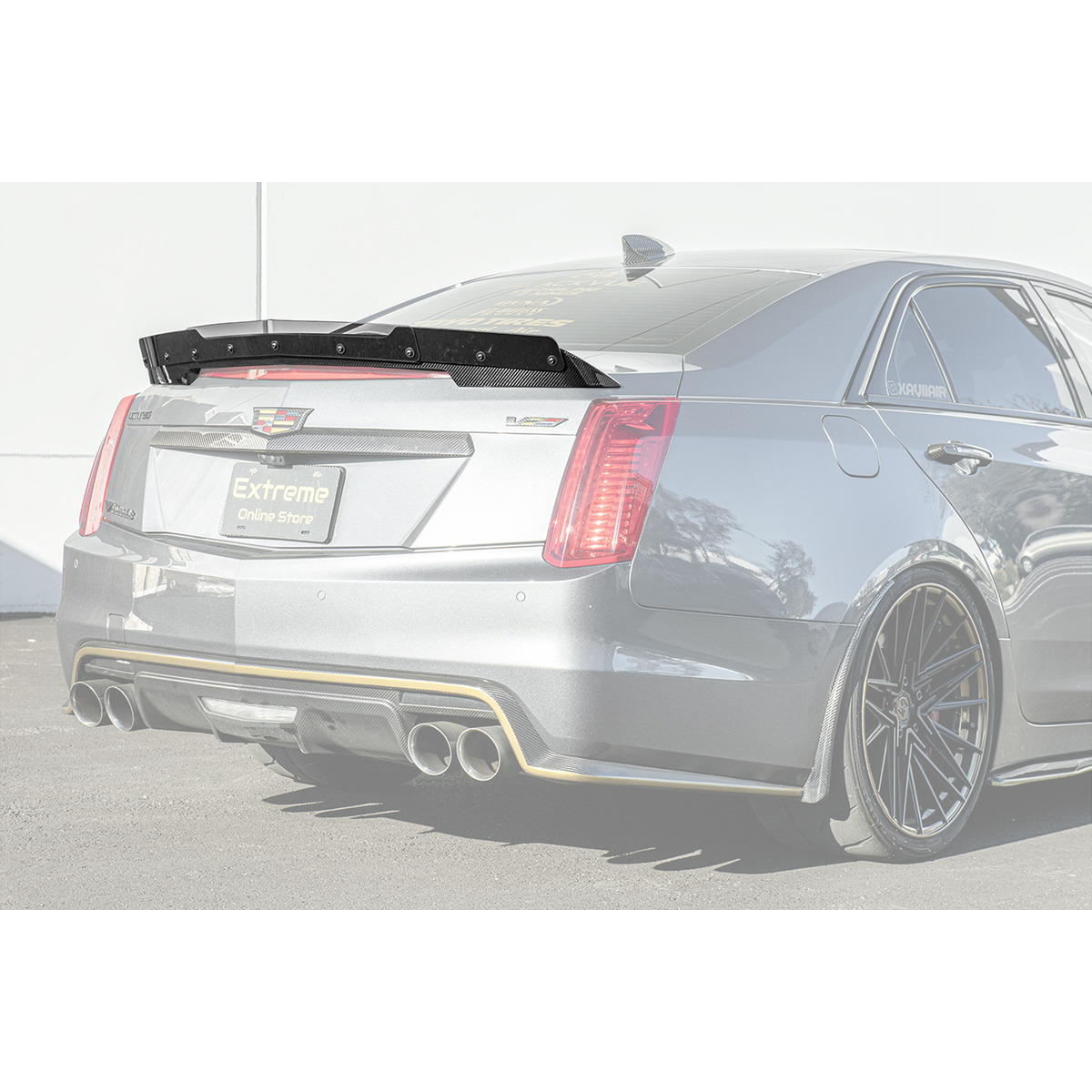 EOS Rear Wing Spoiler w/ Wickerbill, Carbon Fiber