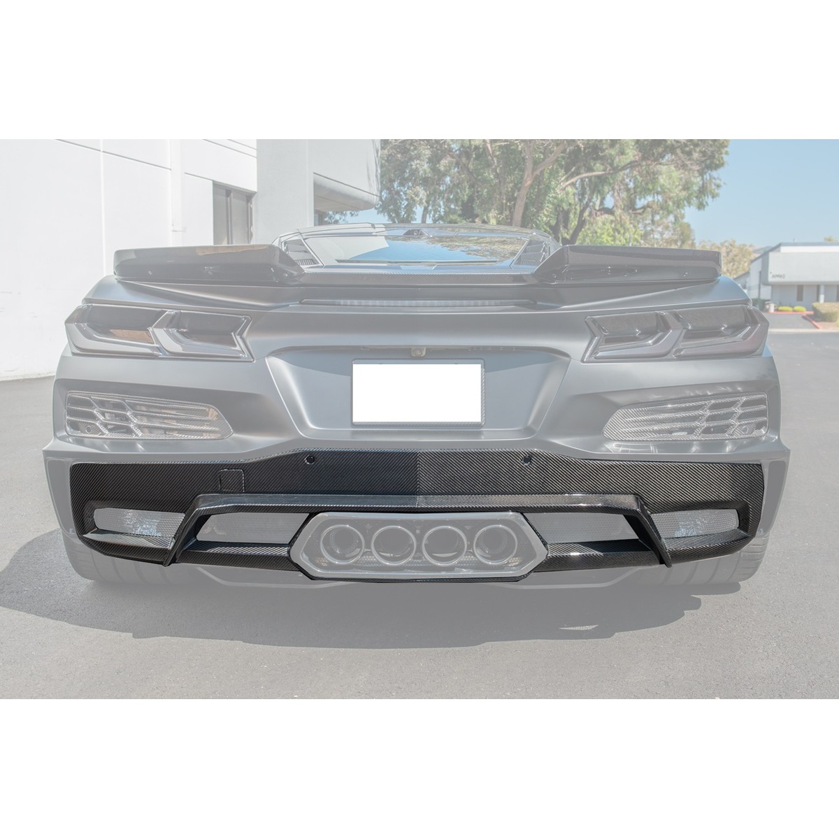 EOS Rear Bumper Diffuser, Carbon Fiber