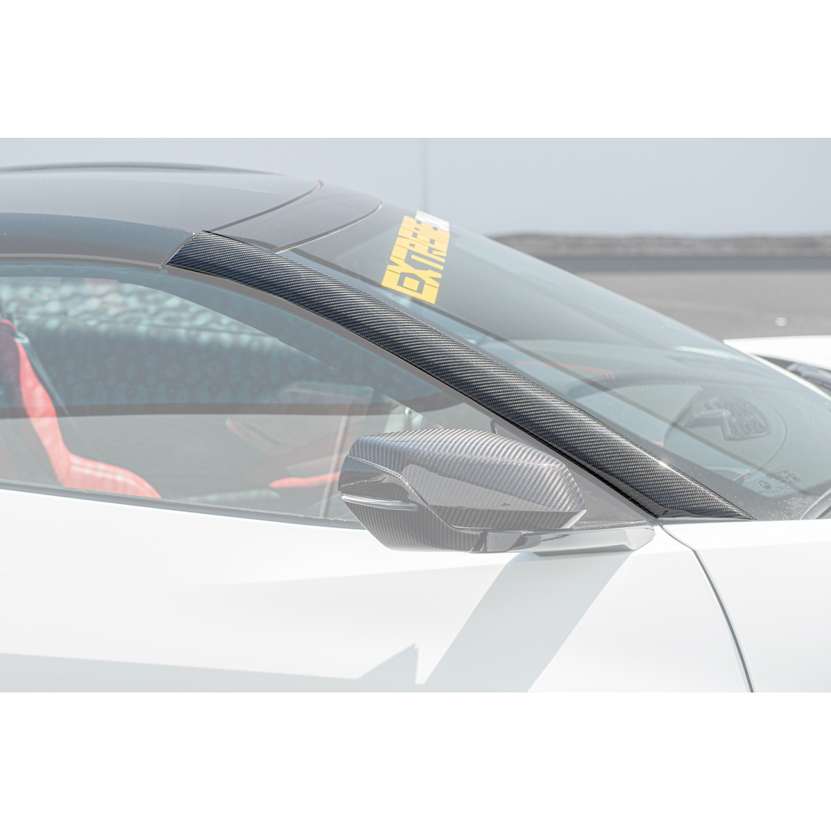 EOS Side Window A-Pillar Panel Trim, Carbon Fiber