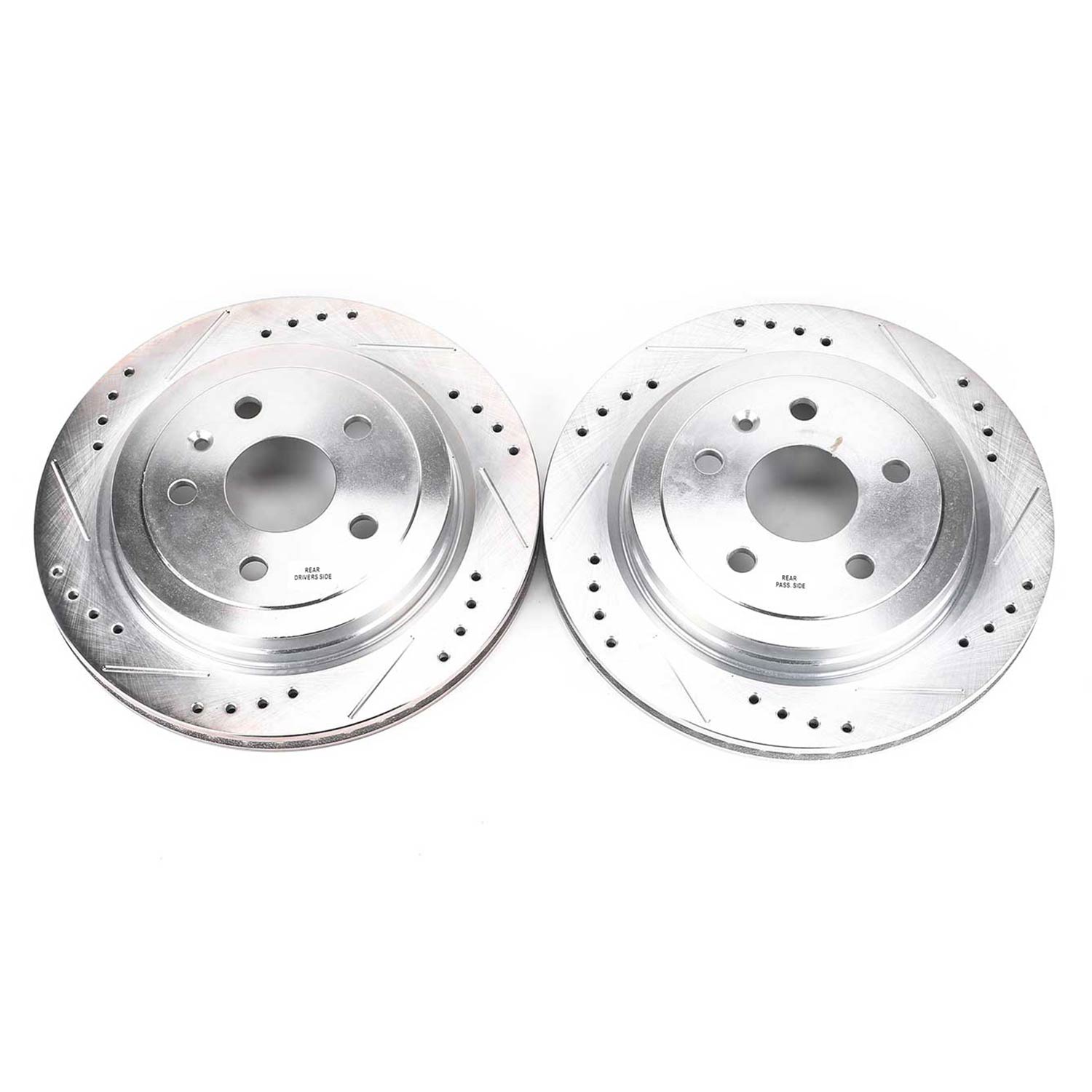 PowerStop Evolution Drilled, Slotted & Zinc Plated Rear Rotors