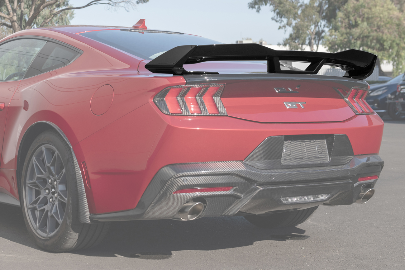 S650 Mustang Dark Horse Handling Package Rear Spoiler, Gloss Black