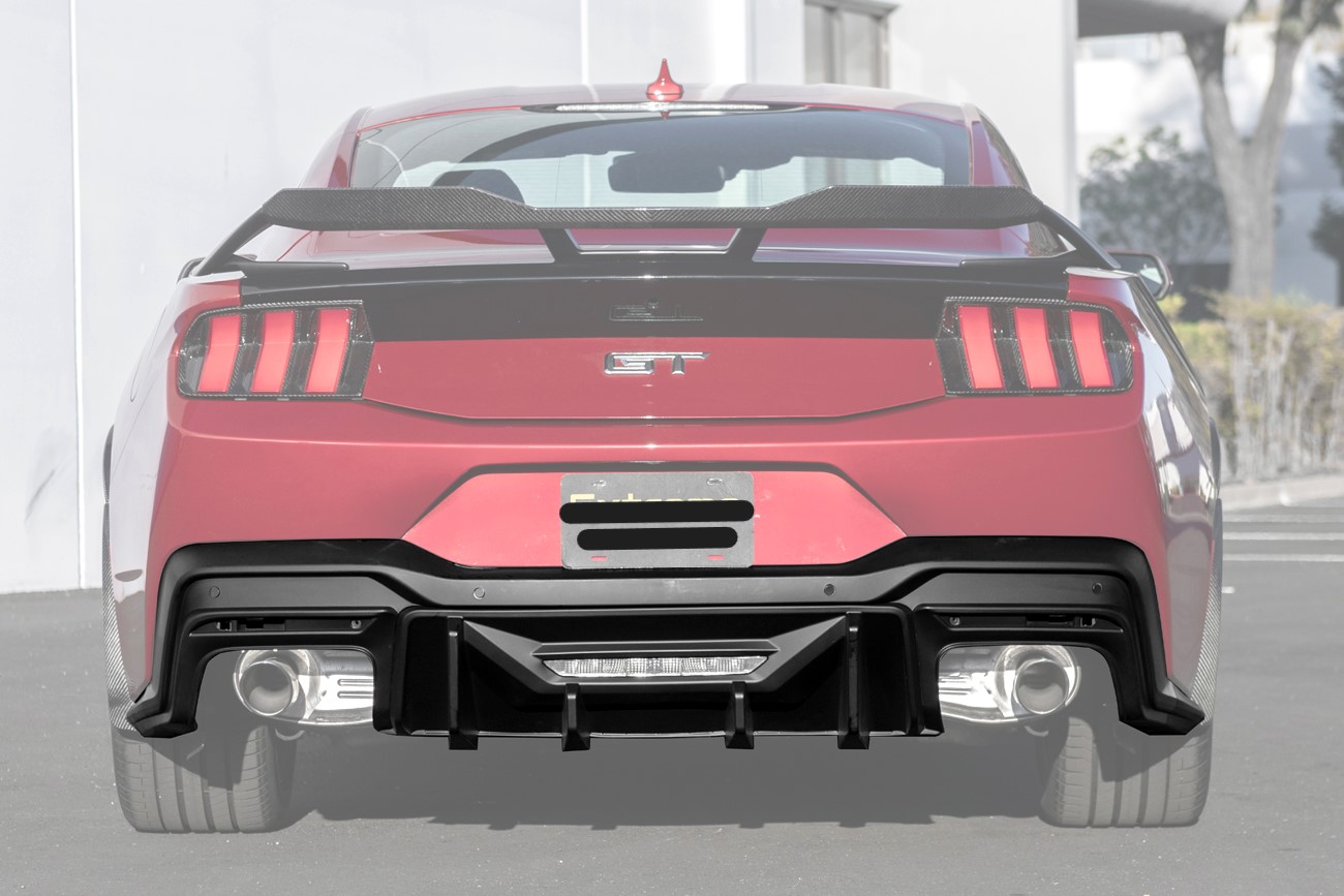 EOS Track Style Rear Diffuser, Un-Painted