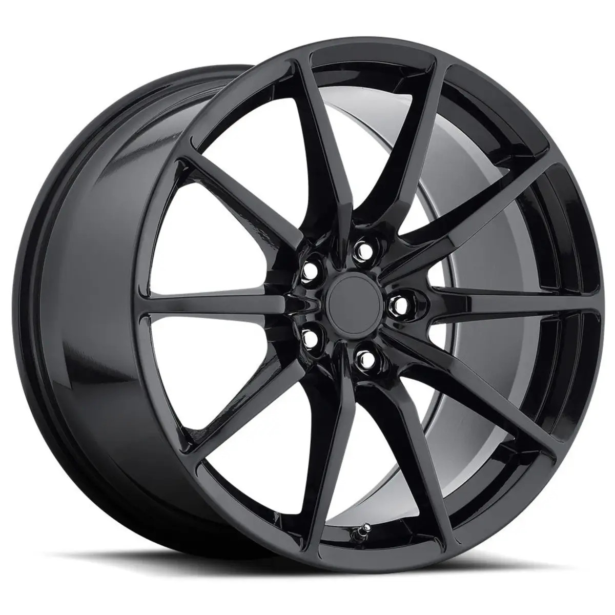 MRR M350 Style Front Wheel, Gloss Black, 19x10
