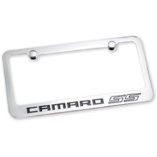 Elite "Camaro SS" License Plate Frame, Chrome