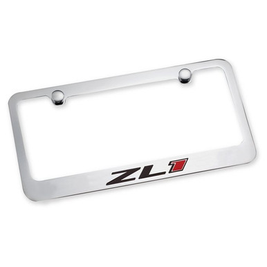 Elite "ZL1" License Plate Frame, Chrome