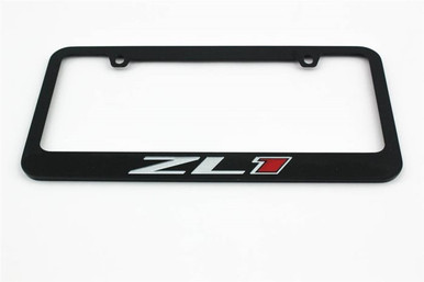 Elite "ZL1" License Plate Frame, Black