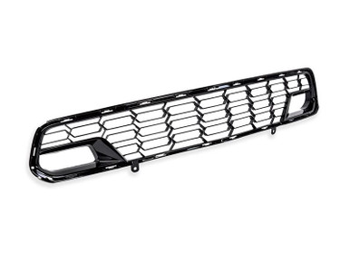EOS Front Bumper Grille w/o Camera Brackets, Painted Carbon Flash