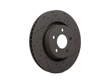 Hawk Performance Talon Cross Drilled & Slotted Brake Rotors, Rear
